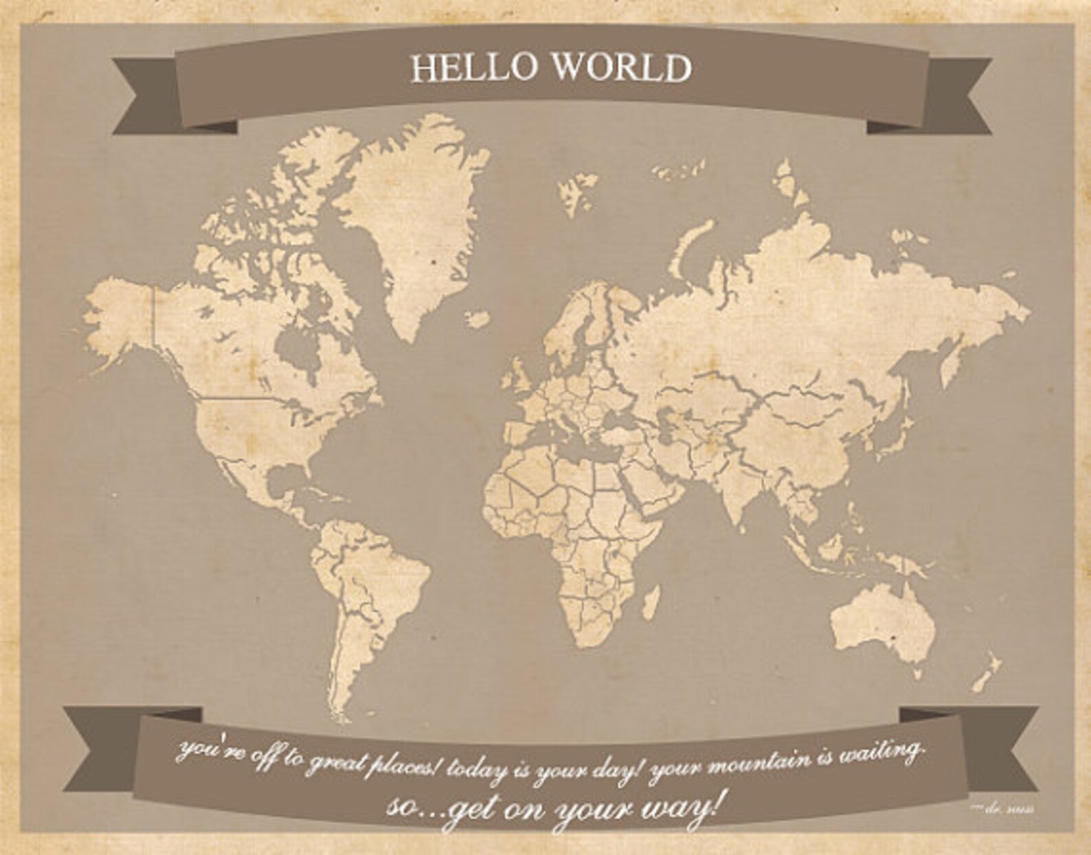 World Travel Maps - Printable World Travel Map Instant Download - 11 ...