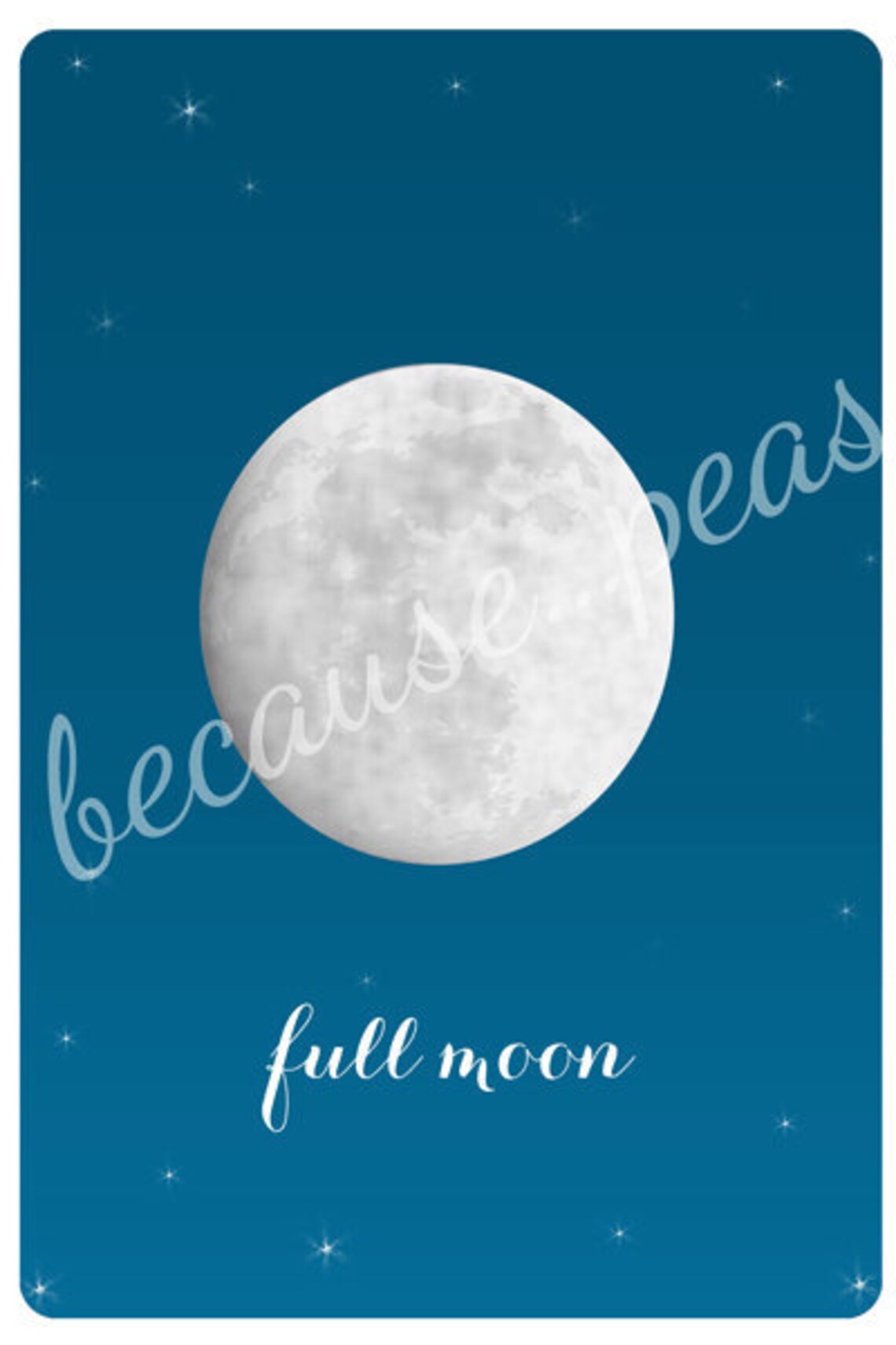Moon Phases Flashcards- Printable Flash Cards of the Phases of the Moon ...