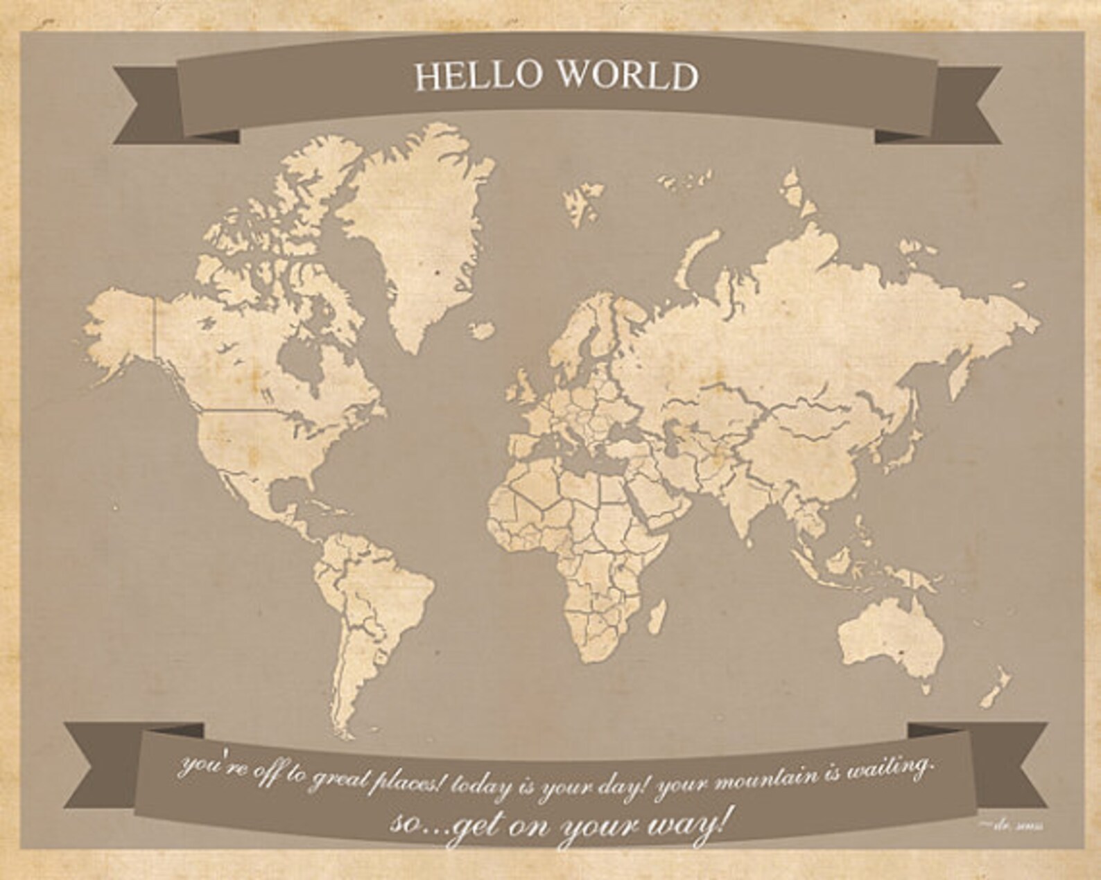 World Travel Maps - Printable World Travel Map Instant Download - 16 ...
