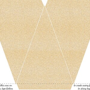 HUGE Glitter Bunting - Printable Editable 51 Piece Sparkly Bunting ...