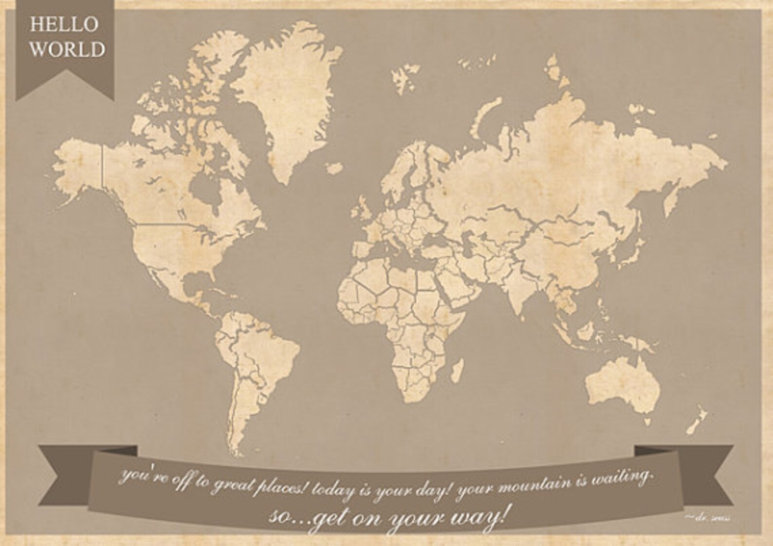 World Travel Maps - Printable World Travel Map Instant Download - A1 ...