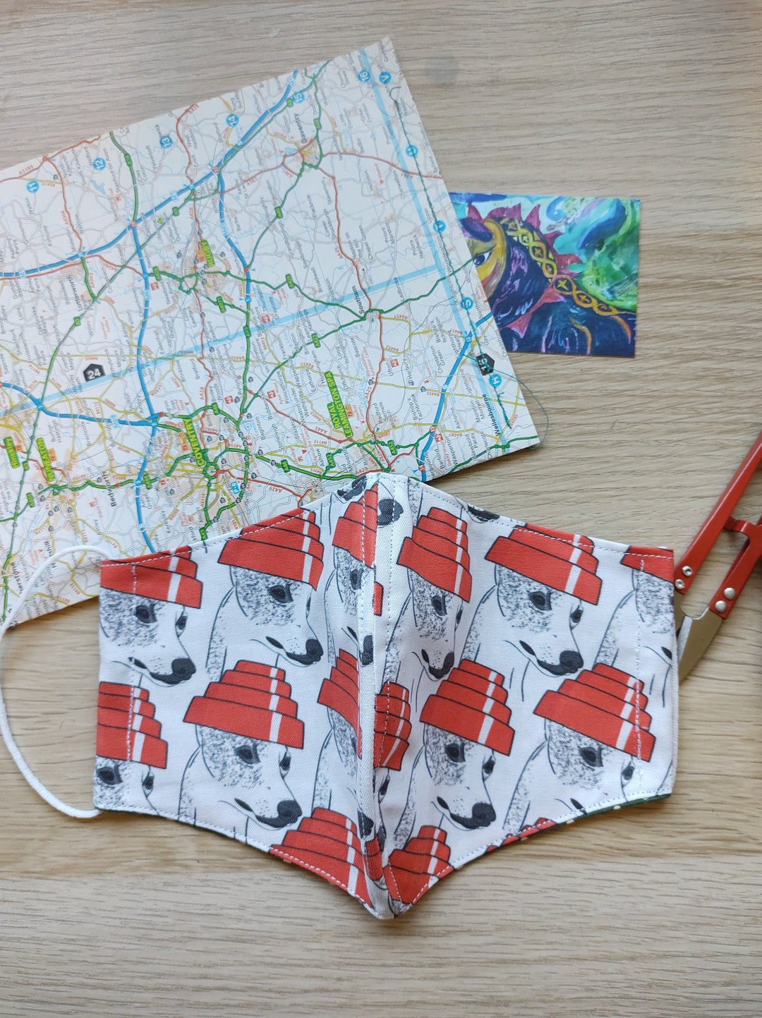 Devo Greyhound Dog Are We Not Men Cotton Face Mask Elastic - Etsy