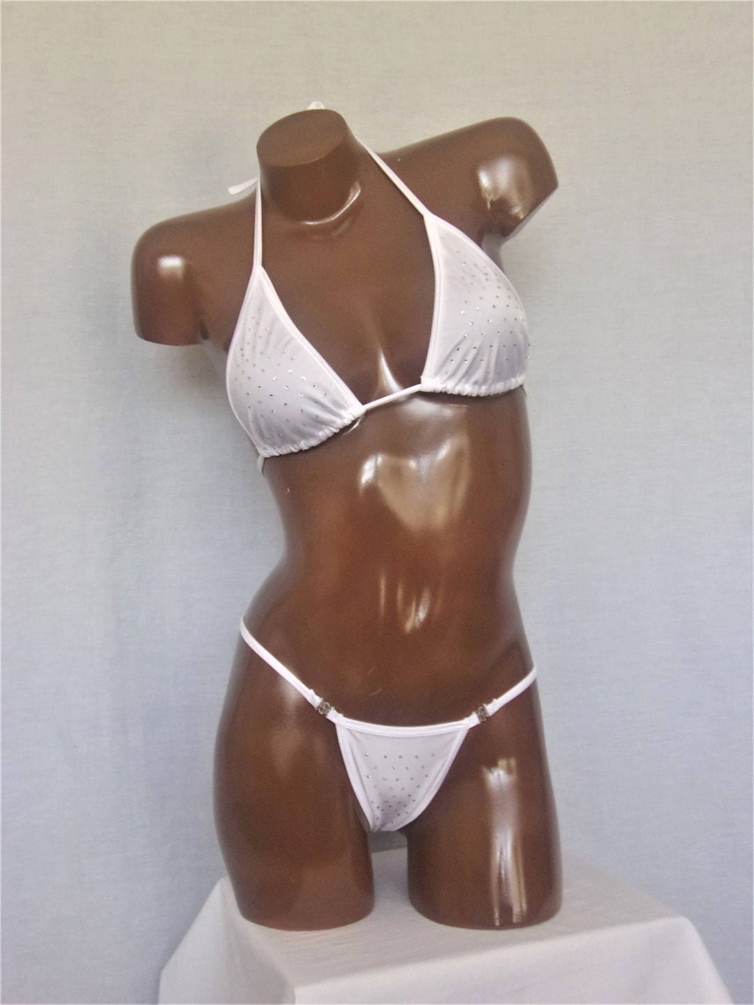 Sexy Rhinestone Thong Bikini Set for Exotic Dancer Costume - Etsy