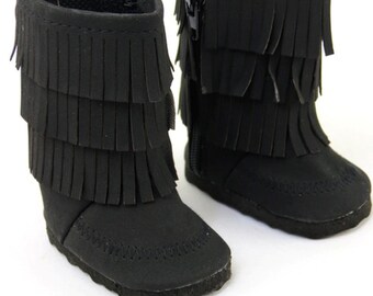 Fringe Boots - Etsy