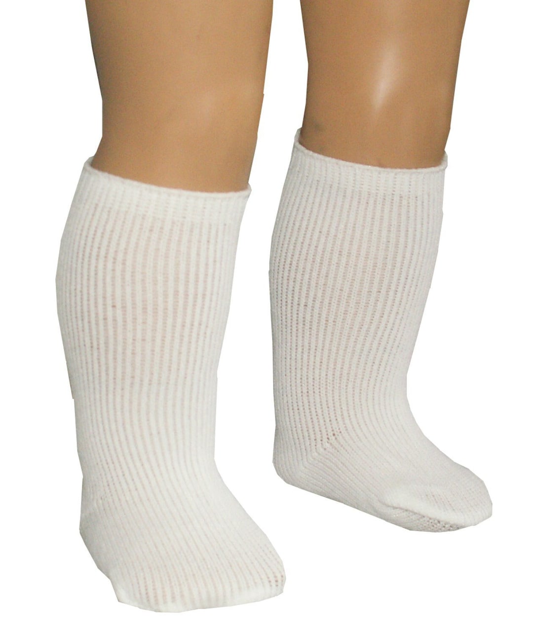 Thick White Knee-high Socks Fit 18 American Girl Size Doll - Etsy