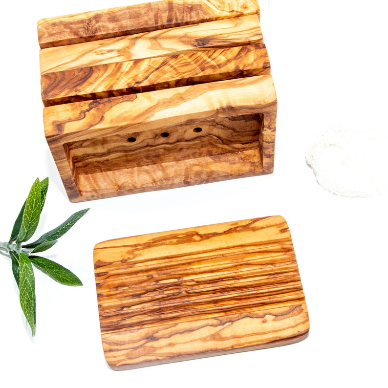 Natural Olive Wood Soap Dish Rack Tray Holder Handmade | Etsy