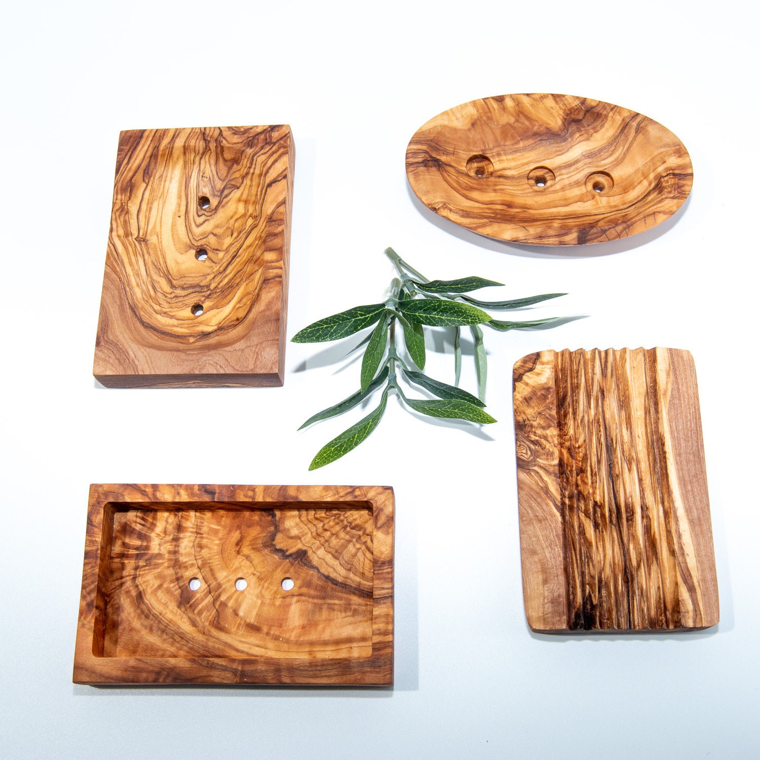 Natural Olive Wood Soap Dish Rack Tray Holder Handmade | Etsy