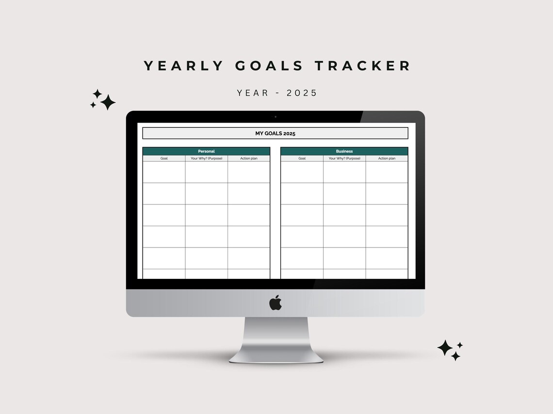 Personal Business Planner 2025, Digital Marketing Planner, Monthly ...
