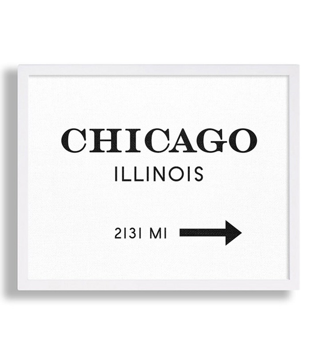 Chicago Art Print Old Chicago Sign Subway Wall Art Black and White ...