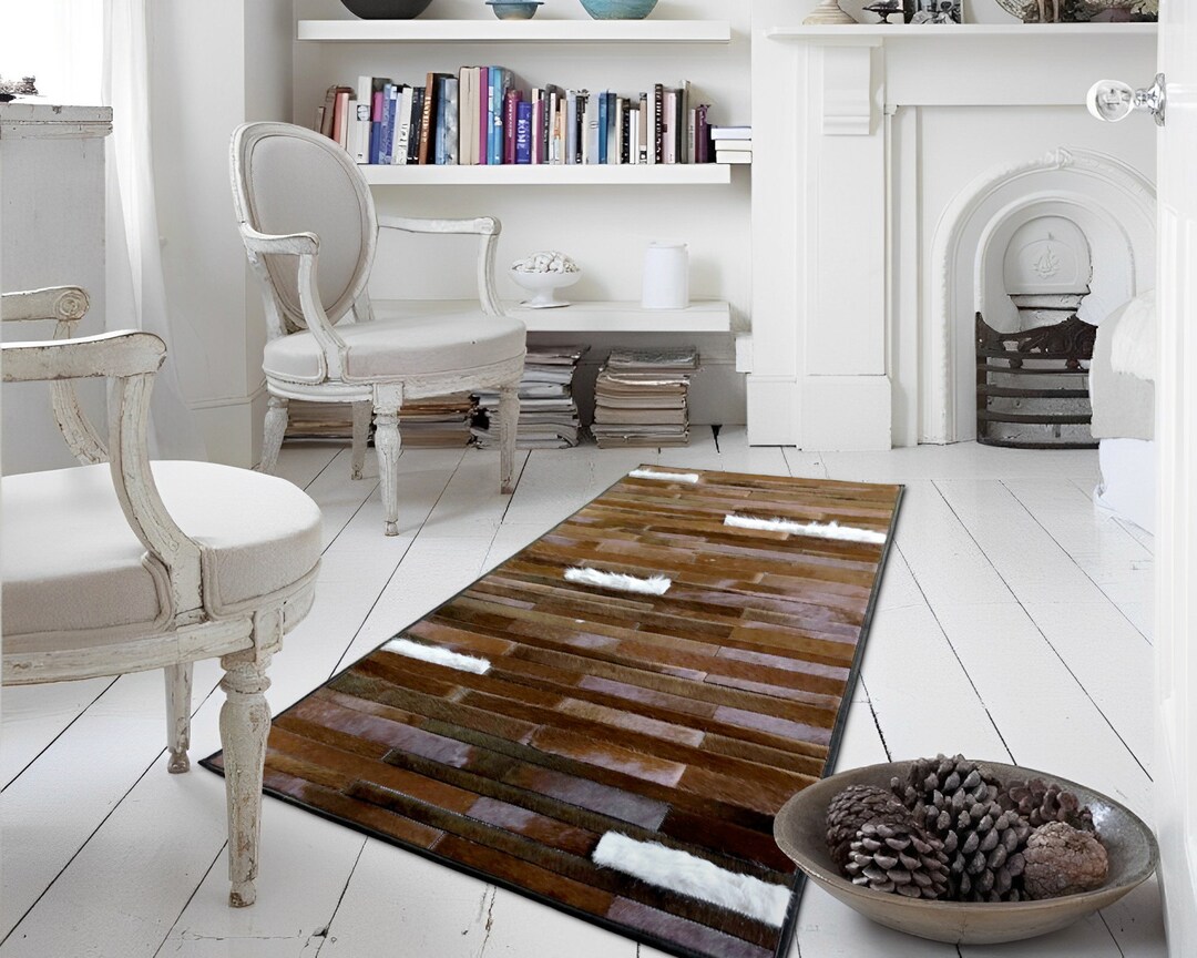 3D Cowhide & Lamb Fur Runner Rug 70 X 160 Cm - Etsy