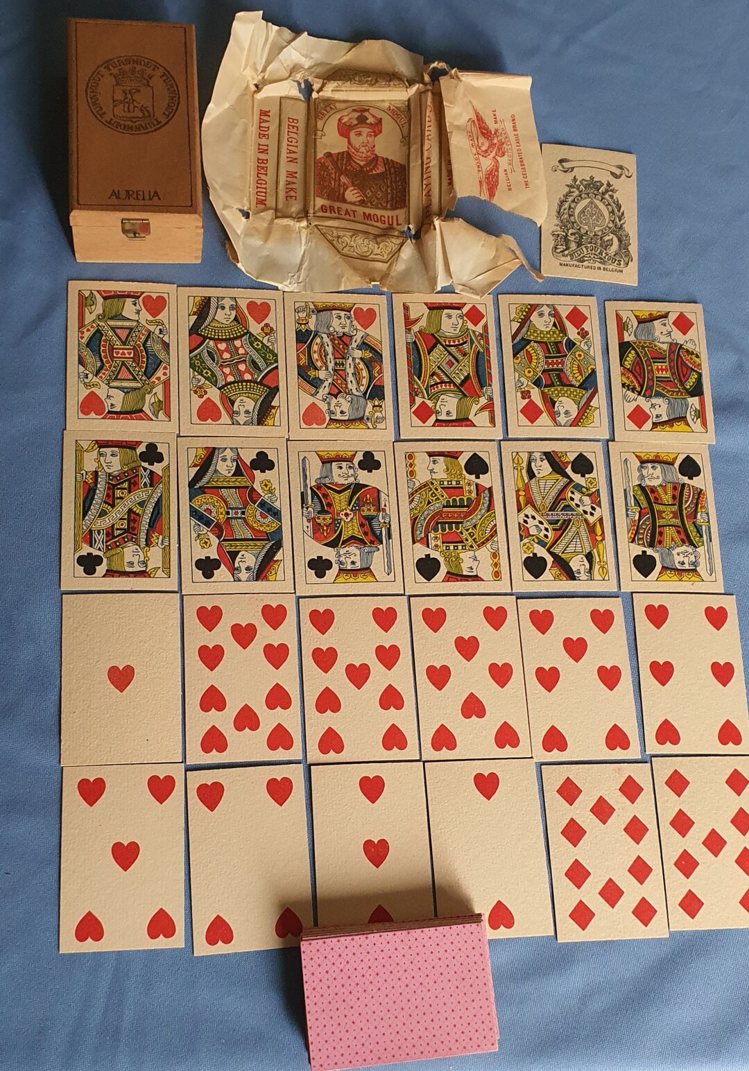 Playing Cards Vintage Great Mogul Turnout Made in Belgium Rare - Etsy