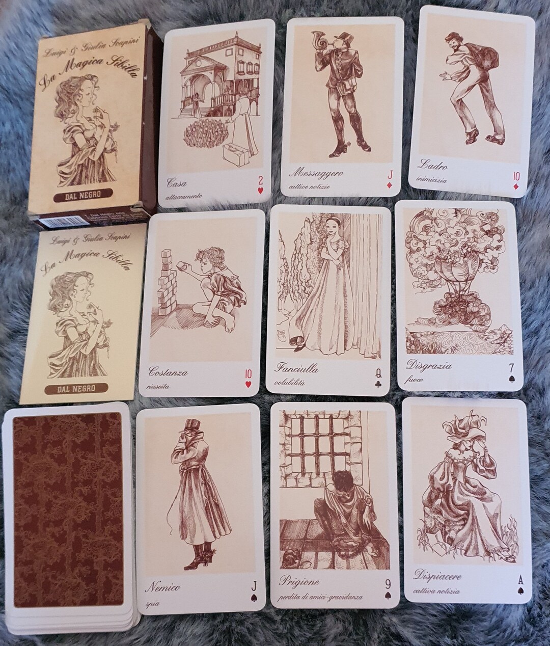 Magica Sibilla Italian Fortune Vintage Telling Cards - Etsy