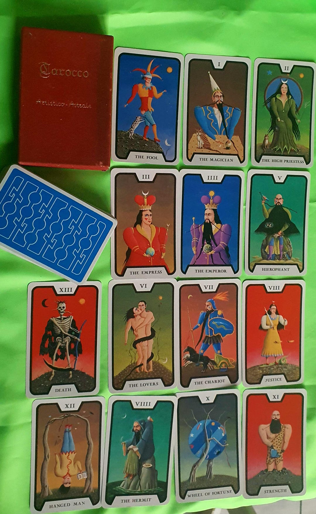 Tarot Artistic Astral by Fergus Hall Bi-ass 1973 Rare - Etsy