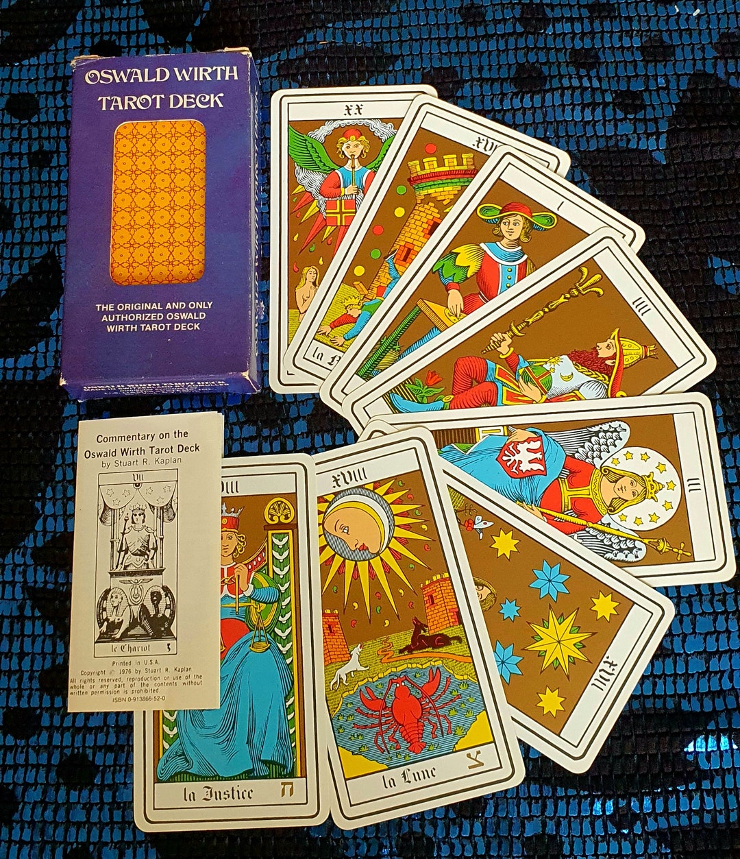 Tarot Oswald Wirth 1976 the Original and Only Authorized Oswald Wirth Tarot Deck AG Muller Dist ...