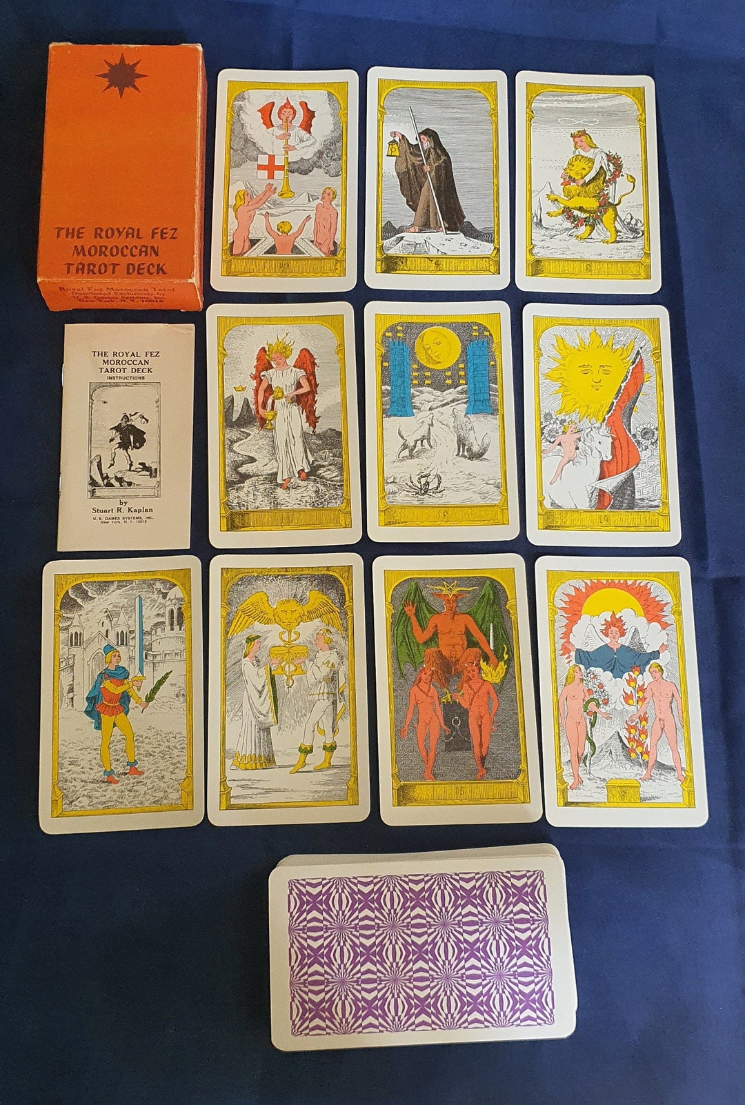 The Royal Fez Moroccan Tarot Deck 1975 US Games Systems Rare - Etsy