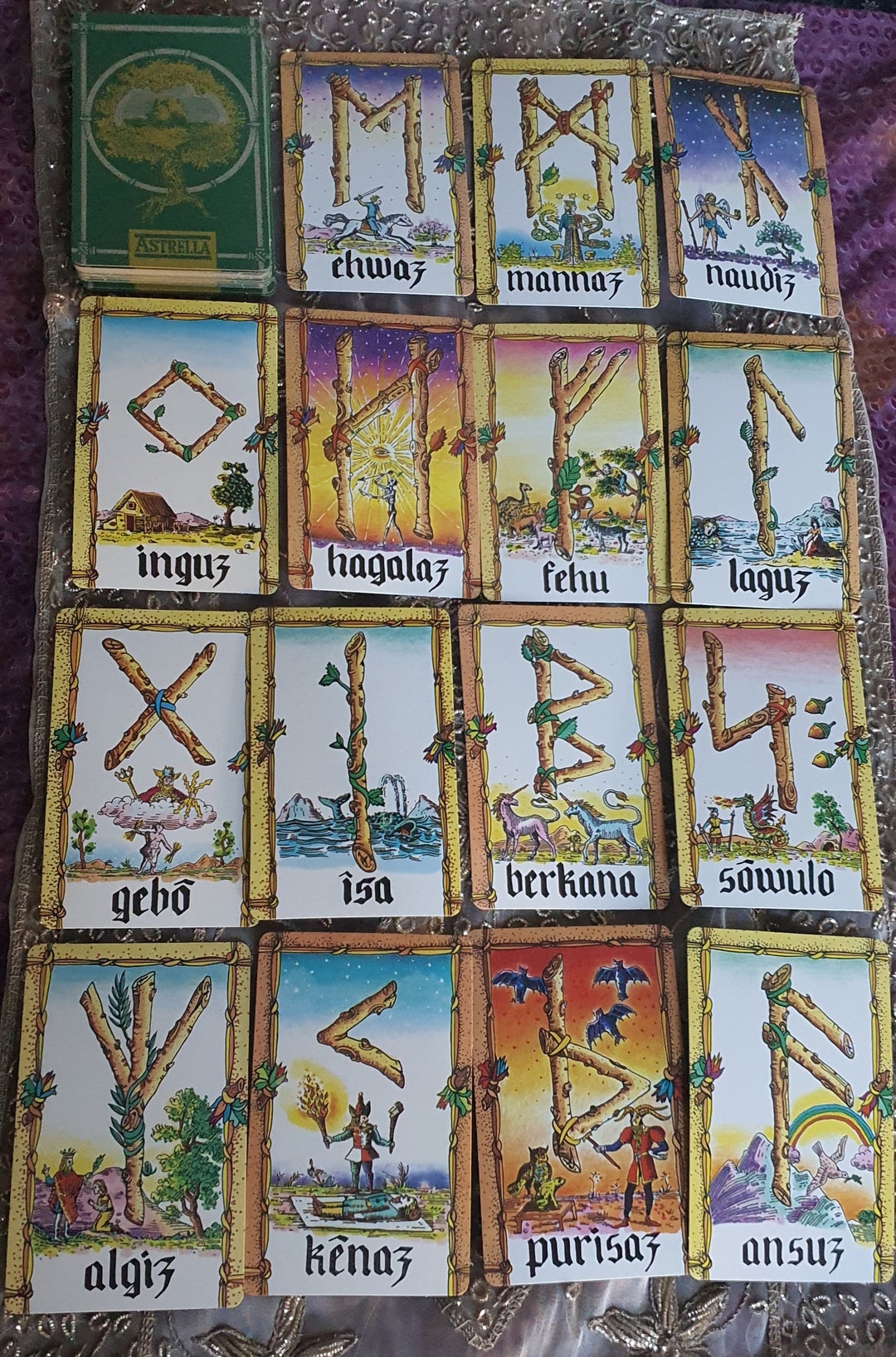 Tarot Fortune Cards Runes by Astrella - Etsy