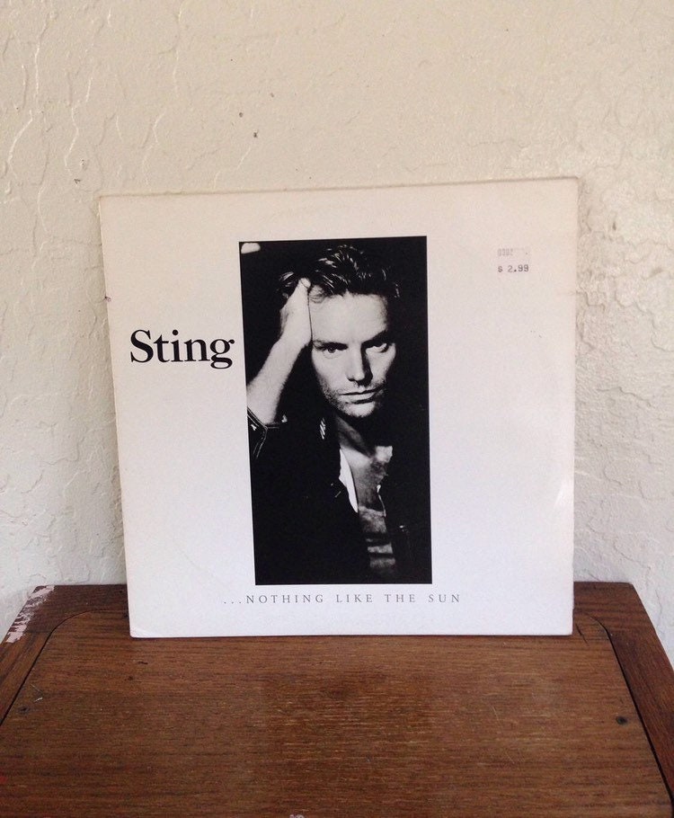 Sting - Nothing Like the Sun 12 Vintage Vinyl Record Album LP 33 RPM, Sting Vinyl Record, Sting ...