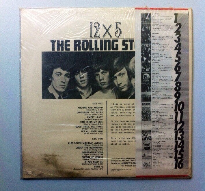 RARE SEALED Import the Rolling Stones 12x5 Vintage Vinyl Record Album ...