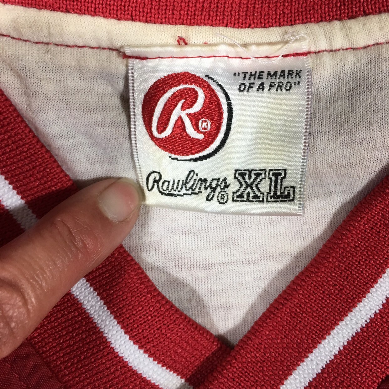 Vintage Rawlings Red Sox Pullover Jacket Windbreaker Sweatshirt Red ...