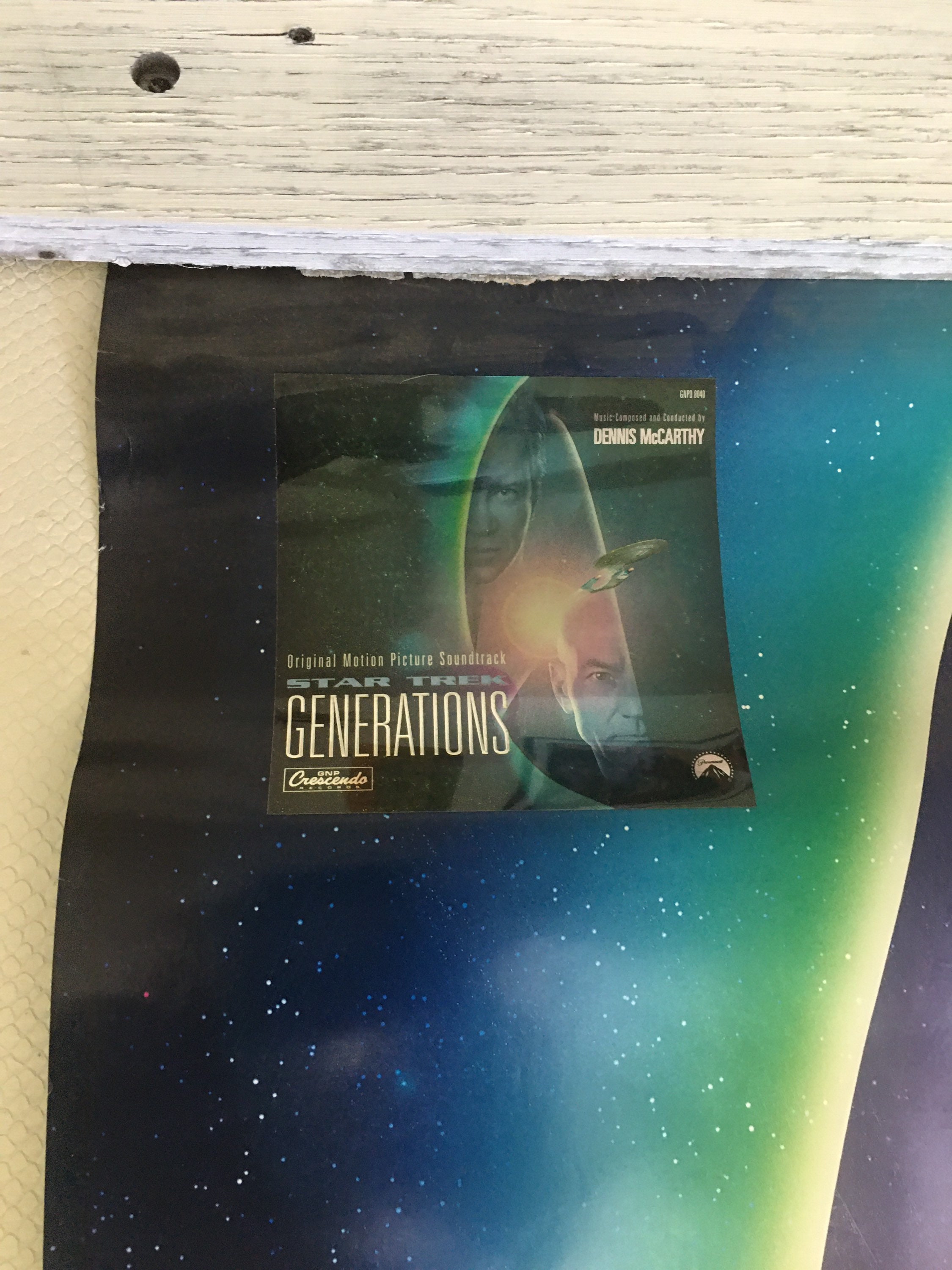Vintage RARE Star Trek Generations Movie Poster 1994 With - Etsy