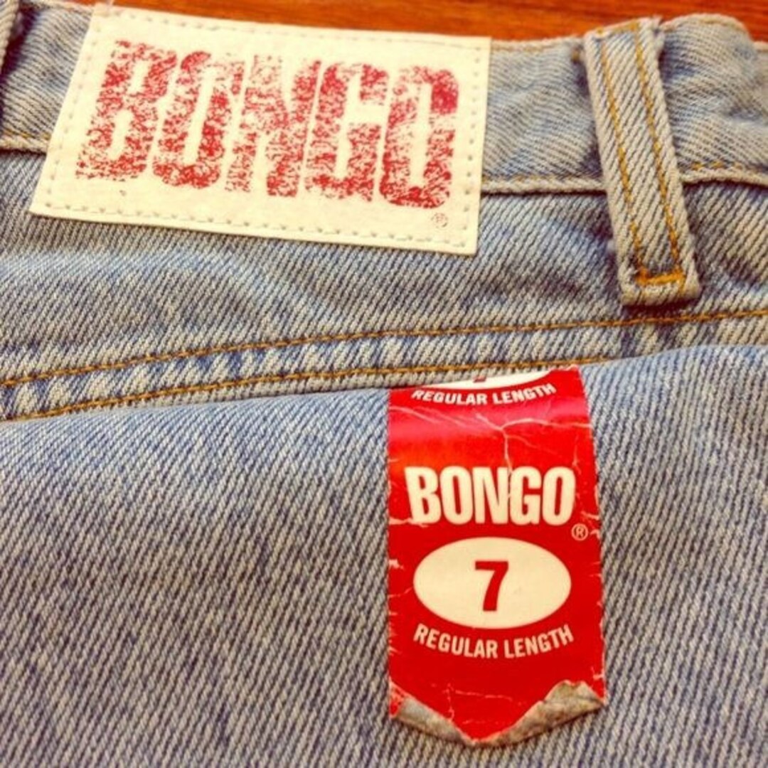 NWT 90's Vintage Bongo Mom Jeans 7 High Waisted Tapered Leg Stone Wash ...