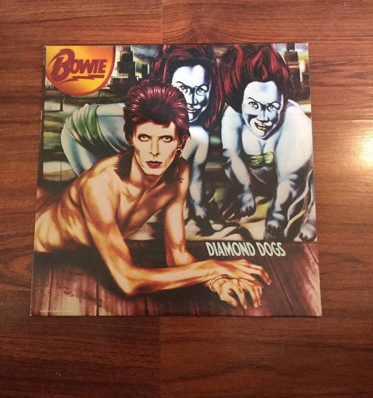 David Bowie - Diamond Dogs Collectors Copy Vintage Vinyl Record Album ...