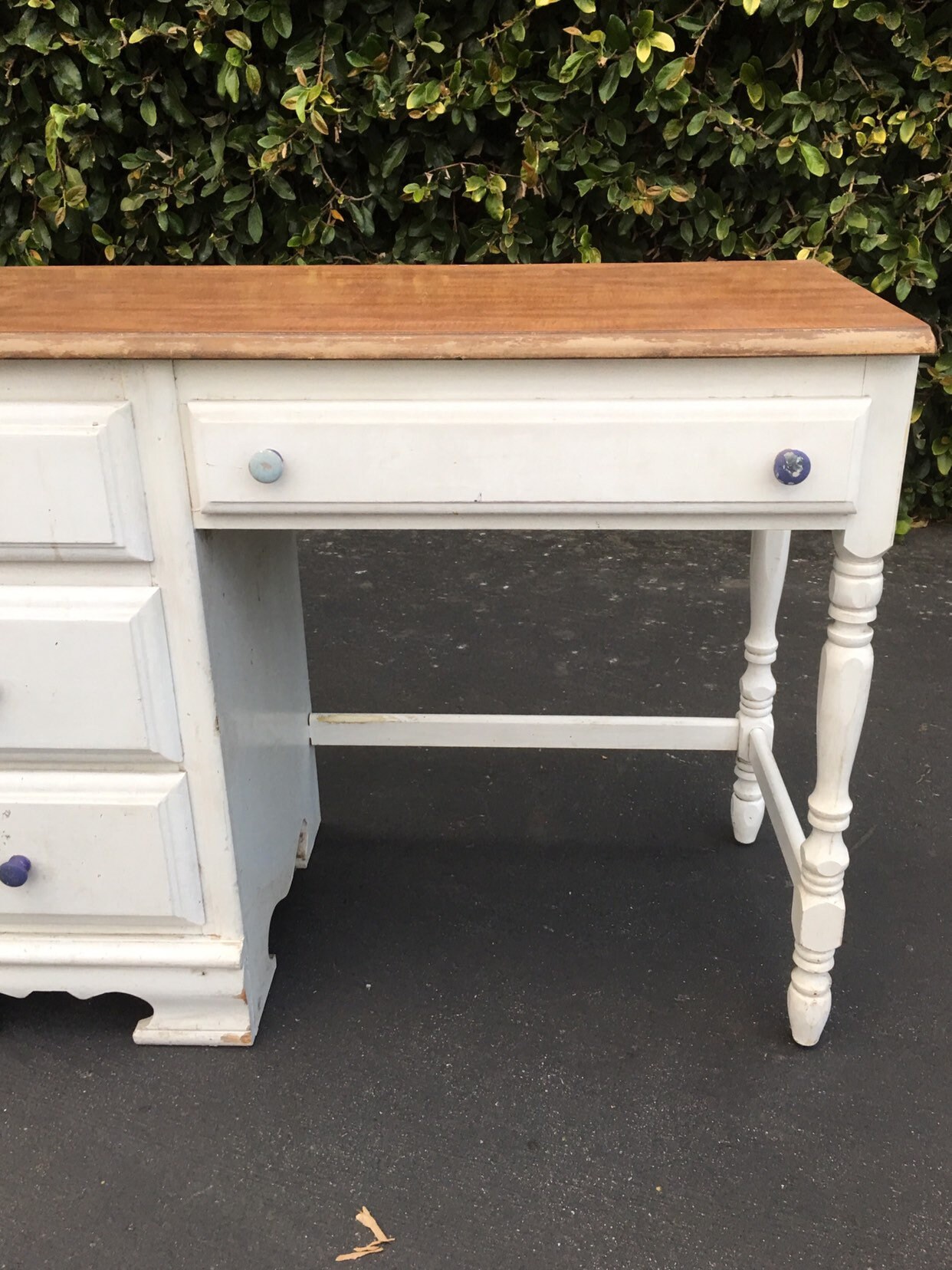 Vintage Bassett Desk, Vintage Project Desk, Farmhouse Desk, Shabby Chic ...
