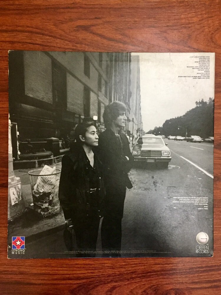 John Lennon & Yoko Ono - Double Fantasy Vintage 12 Vinyl Record Album ...