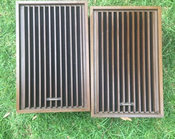 Vintage Mid-century Modern Panasonic Speakers Japan Made Model 8840 ...