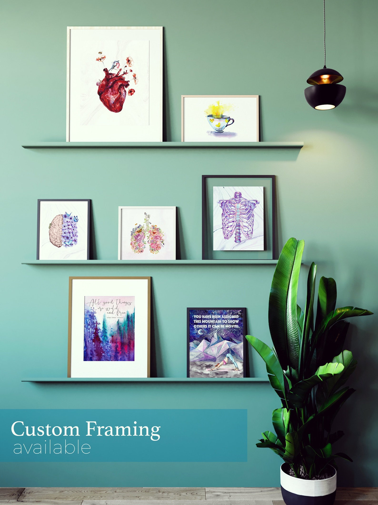 Muscles of the Back Print Poster Back Muscles Art Massage | Etsy