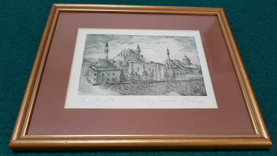 Drypoint Lithograph - Etsy