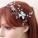 Bridal Hair Vine, Turquoise Hair Piece, Bridesmaids Headpiece, Brides ...