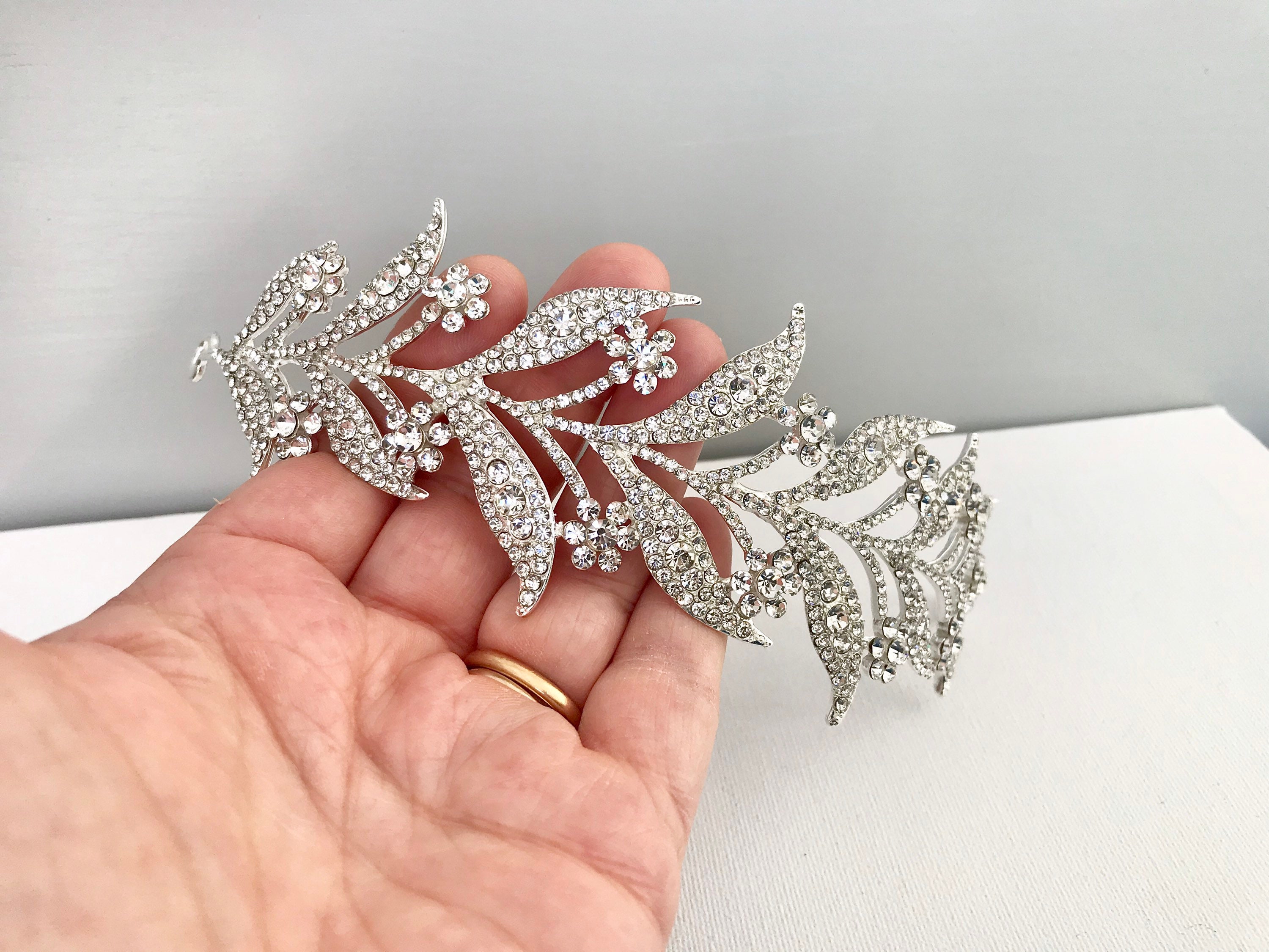 Bridal Tiara Downtown Abbey Lady Mary 1920s Style - Etsy