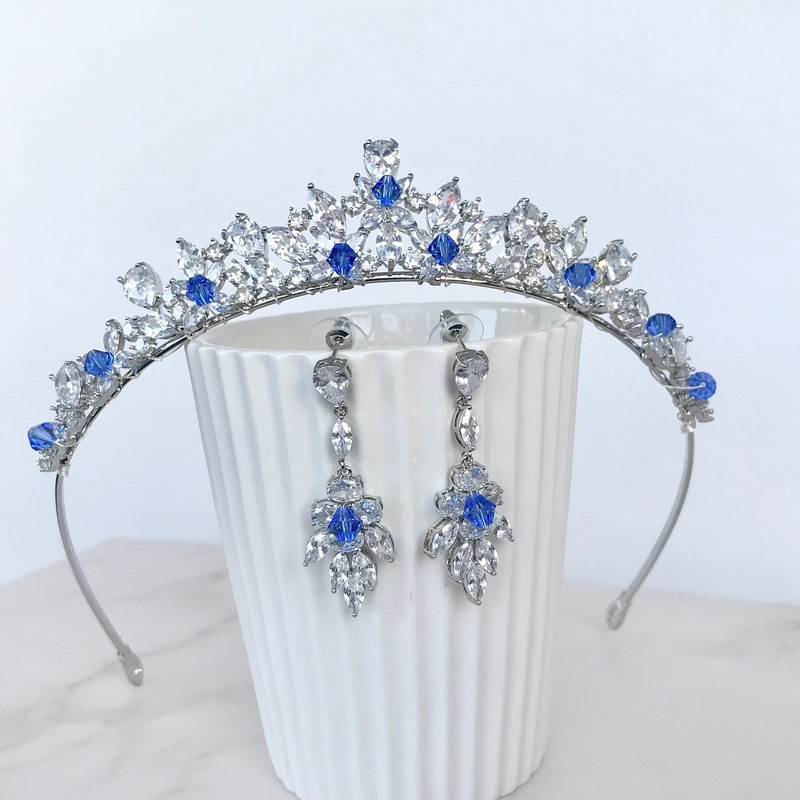 Blue Tiara - Etsy