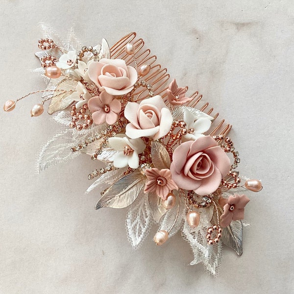 Pink Hair Comb - Etsy