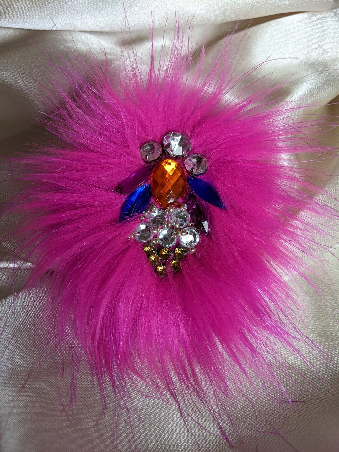 Barbie's Shiny Pink Brooch/cute Pink Brooch/birthday's Gift Idea ...