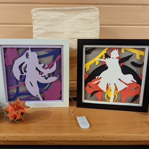 Genshin Impact Electro Characters Shadow Box / Light Box -colorful ...