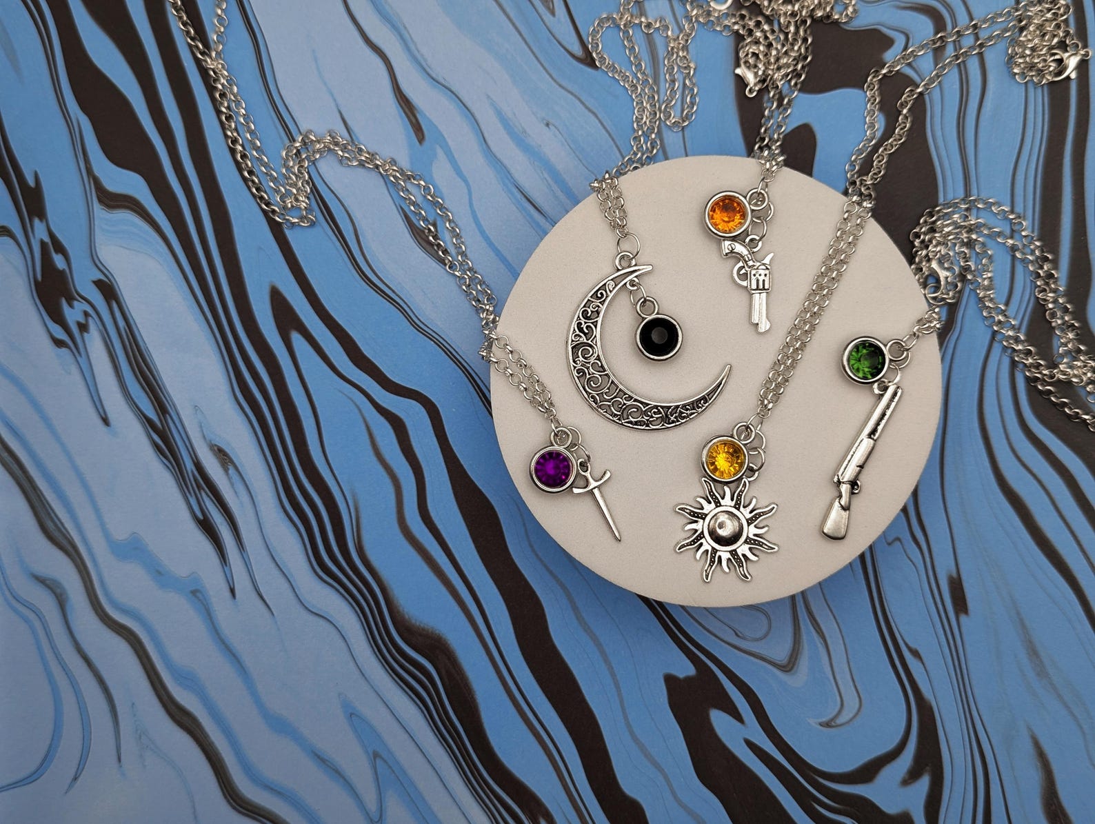 Shadow and Bone Character Inspired Mini Jewel & Charm Necklaces - Alina ...