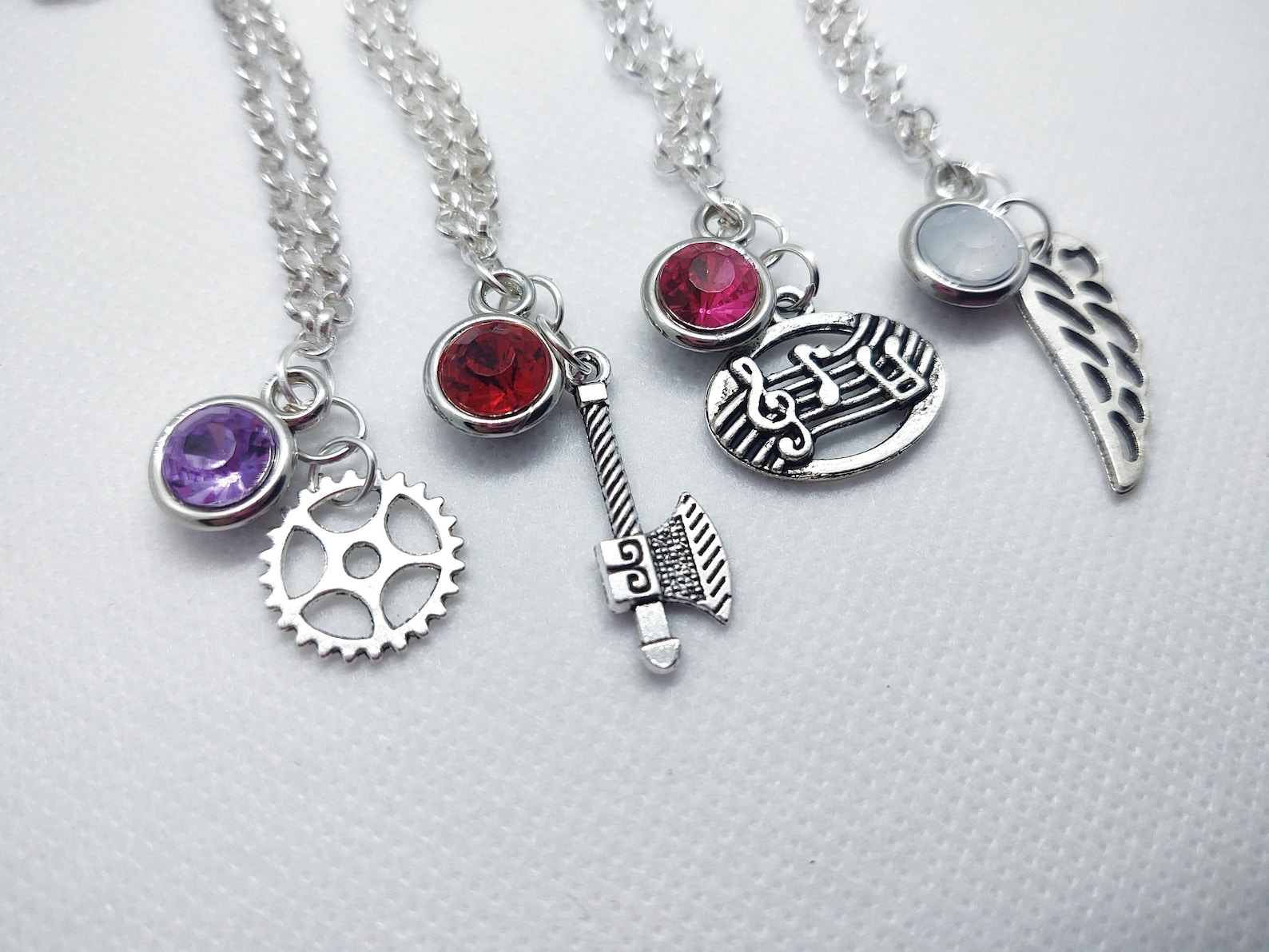 DND Class Inspired Mini Jewel & Charm Necklaces All Official | Etsy