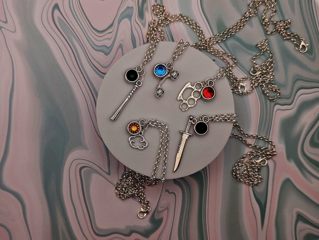 The Black Phone Character Inspired Mini Jewel & Charm Necklaces - All ...