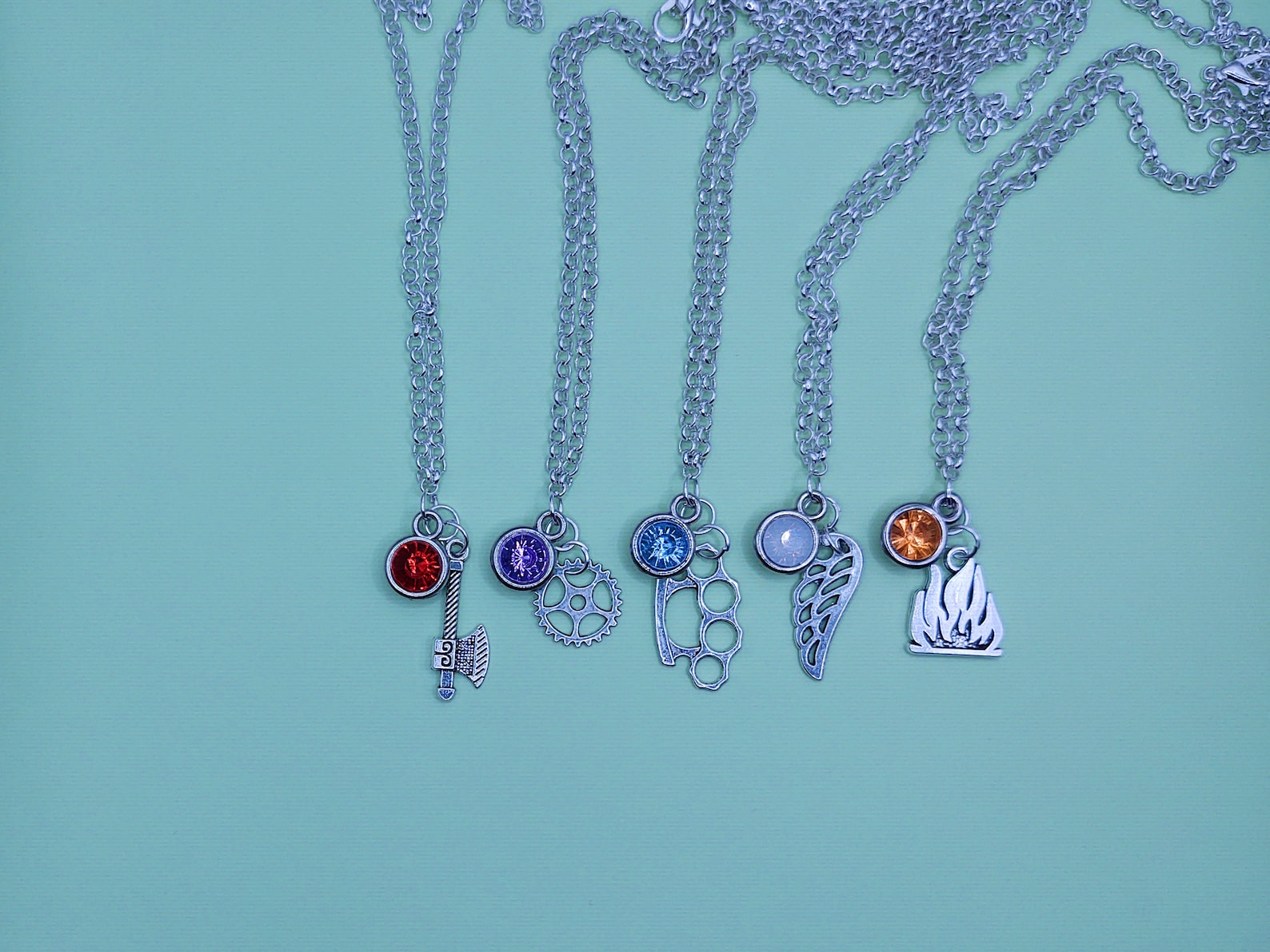 DND Class Inspired Mini Jewel & Charm Necklaces All Official - Etsy