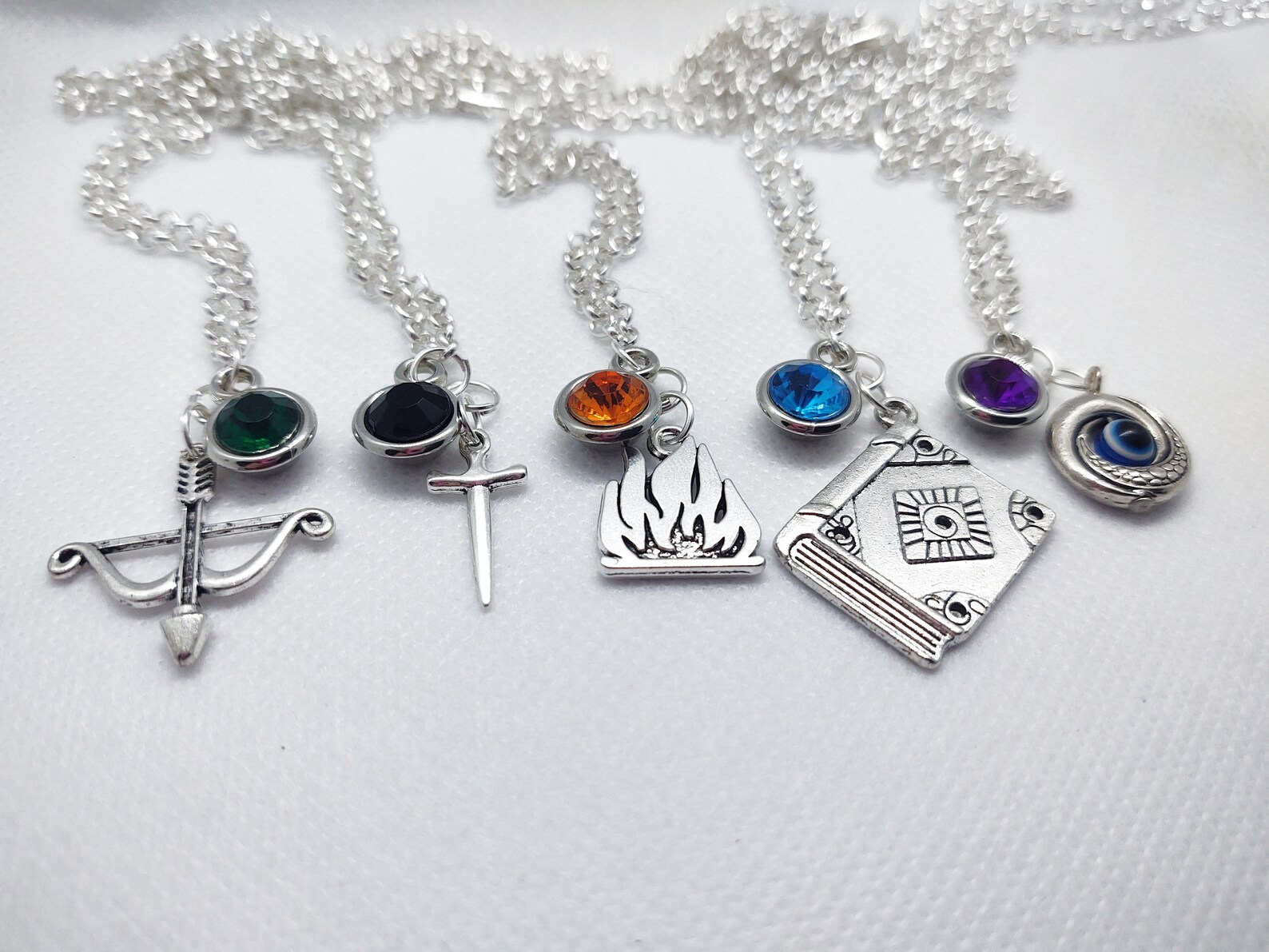 DND Class Inspired Mini Jewel & Charm Necklaces All Official | Etsy