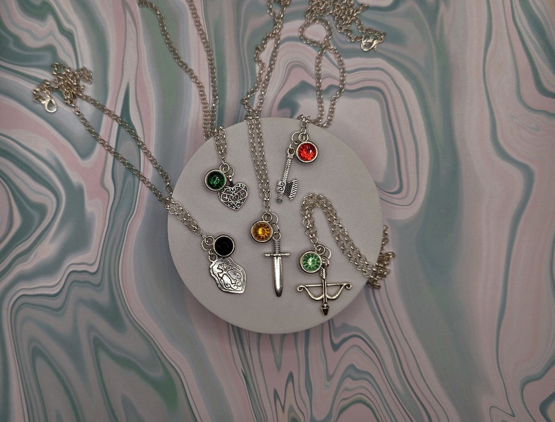 Lord of the Rings Character Inspired Mini Jewel & Charm Necklaces ...