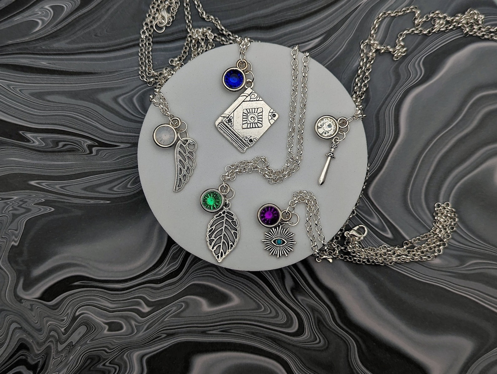 DND Class Inspired Mini Jewel & Charm Necklaces All Official - Etsy