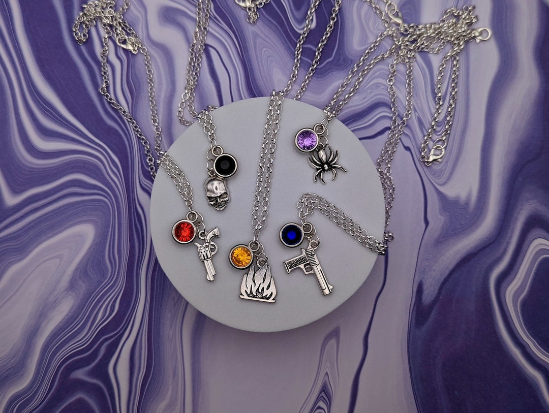 Overwatch 2 Inspired Mini Jewel and Charm Necklaces - All Damage Heroes ...