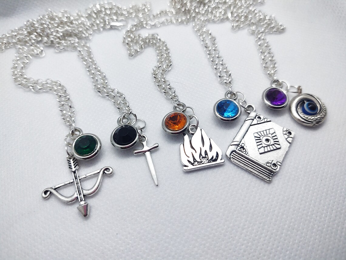 DND Class Inspired Mini Jewel & Charm Necklaces All Official | Etsy