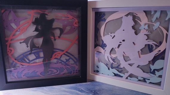 Genshin Impact Hydro Characters Shadow Box / Light Box | Etsy
