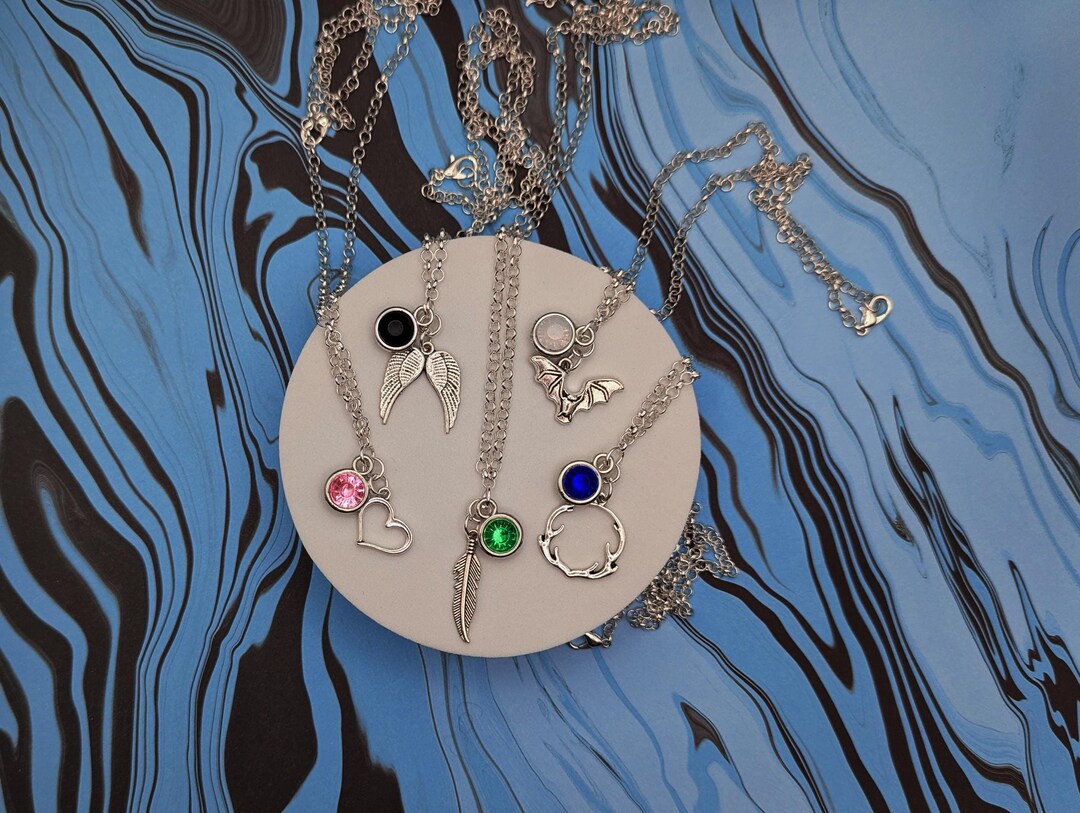 Obey Me! Character Inspired Mini Jewel and Charm Necklaces - All Demon ...