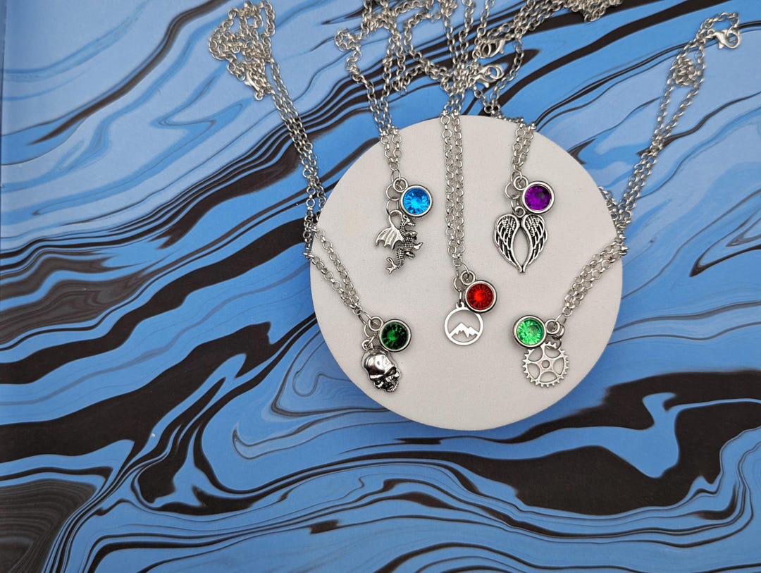 Dragon Age the Veilguard Inspired Mini Jewel and Charm Necklaces ...