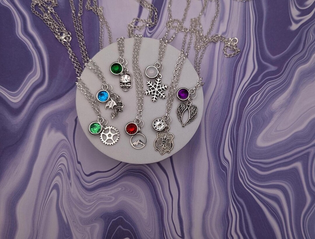 Dragon Age the Veilguard Inspired Mini Jewel and Charm Necklaces ...